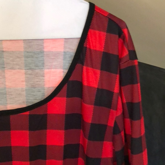 Tops | Buffalo Check Tunic Red Black White | Poshmark